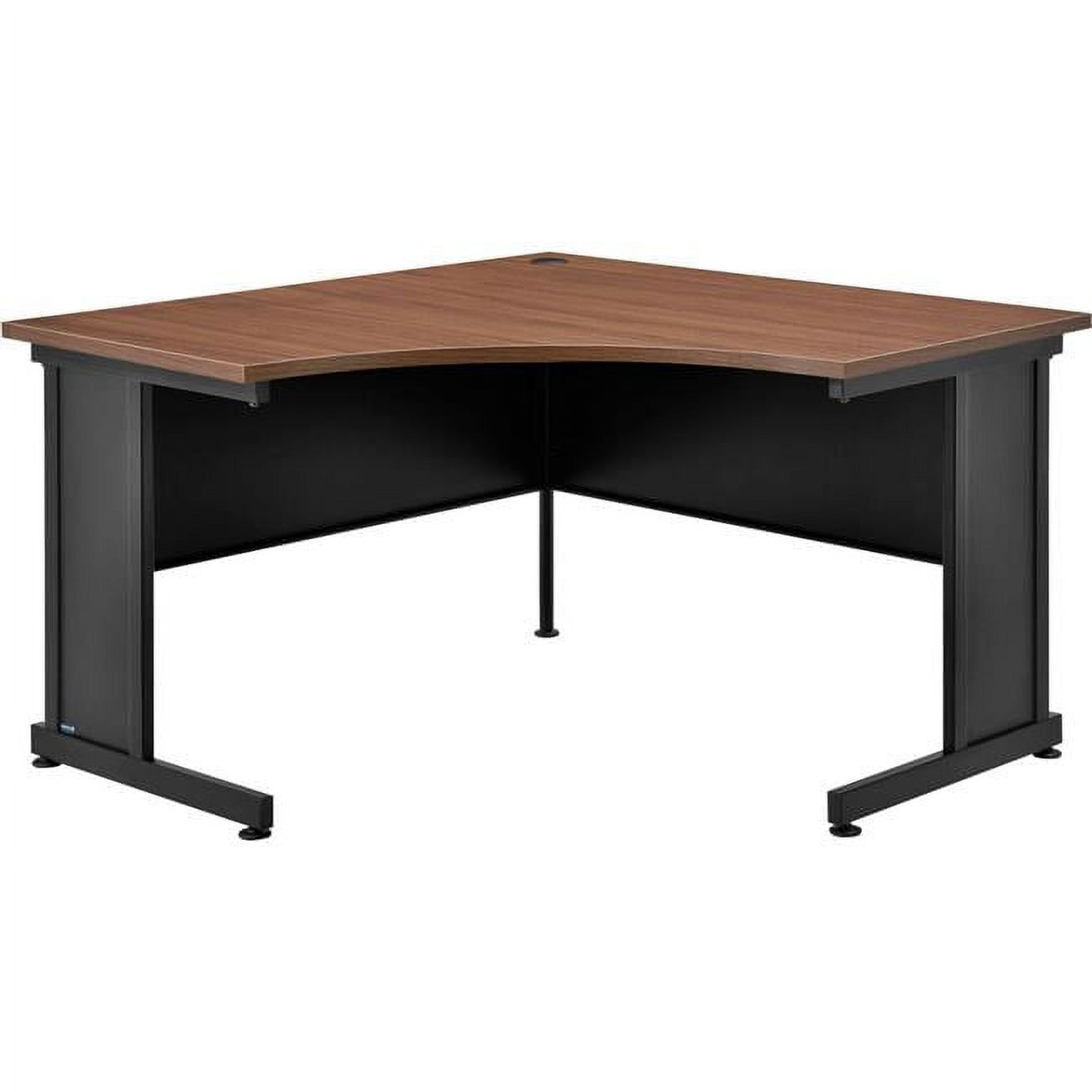 48 in. Interion Corner Desk - Walnut - Walmart.com