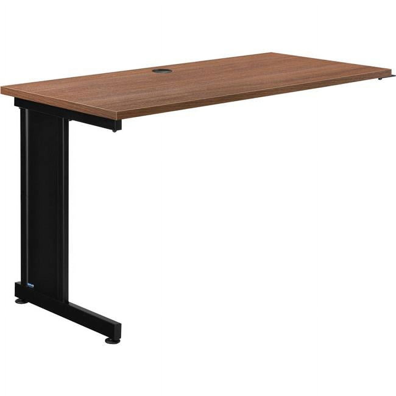 48 in. Interion Left Handed Return Table - Walnut - Walmart.com