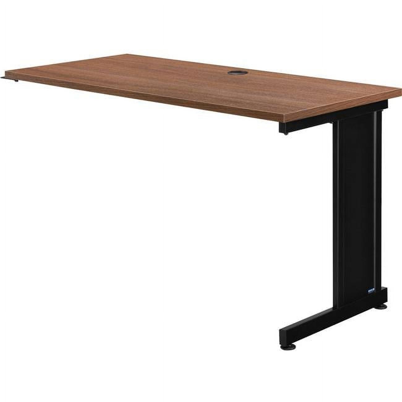 48 in. Interion Right Handed Return Table - Walnut - Walmart.com