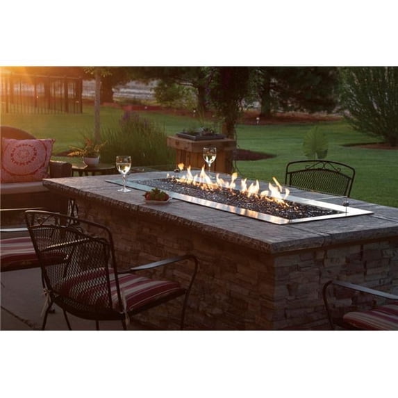 48 in. Propane Manual Linear Fire Pit LED, Multi Color - Walmart.com