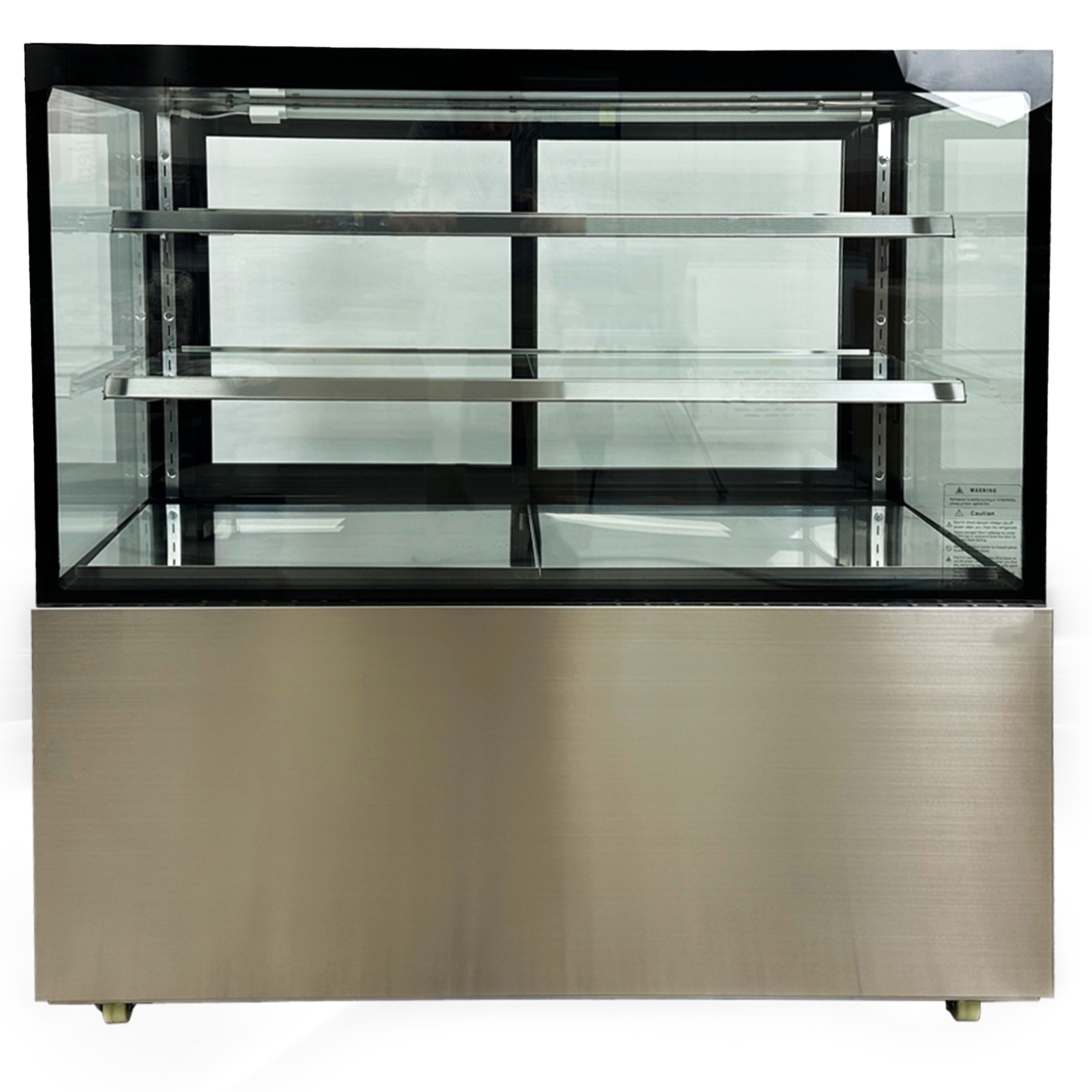 48 in. Tempered Glass Display Refrigerator 14.8 Cu.Ft. Refrigerated ...