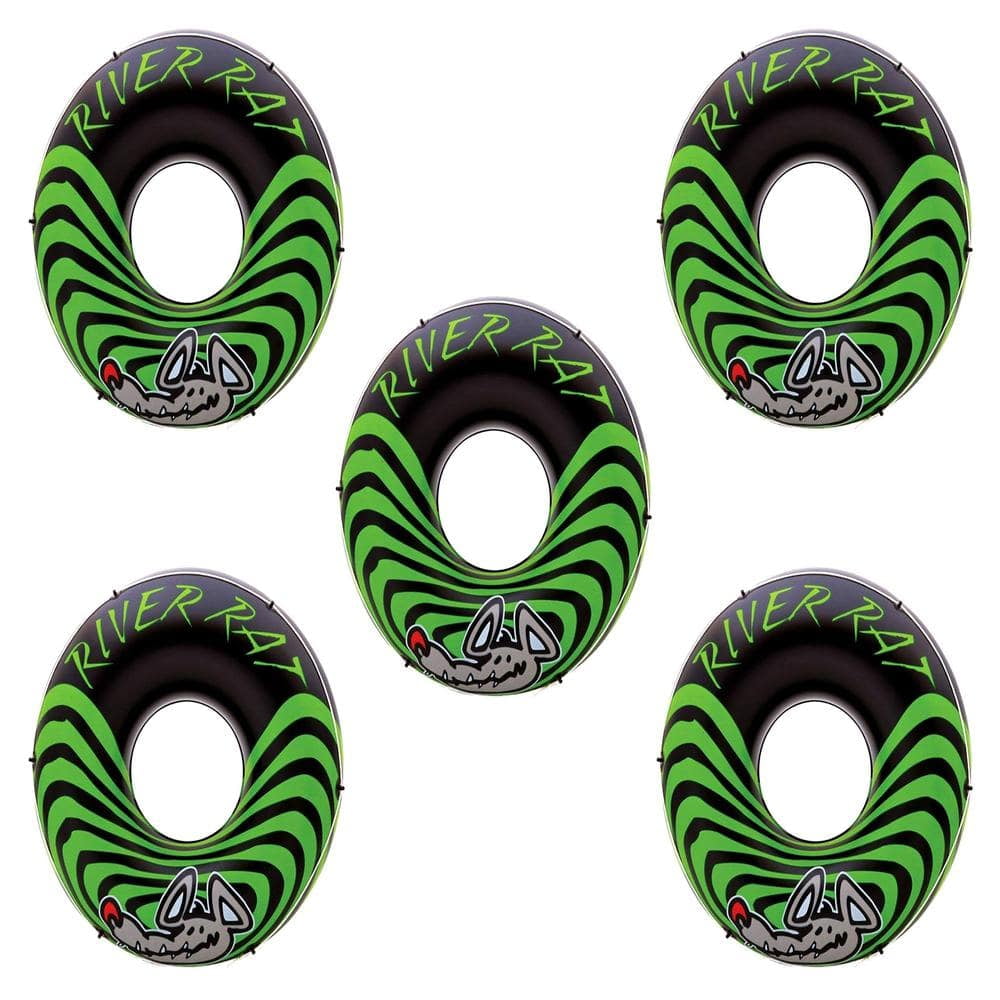 48 in. River Rat Inflatable Tube Raft for Lake, Pool or River (5-Pack ...