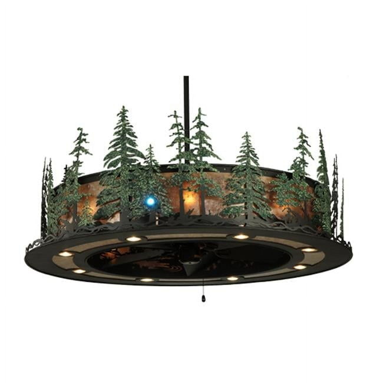 48 in. Tall Pines with Up & Downlights & LED Spotlight Chandel-Air ...