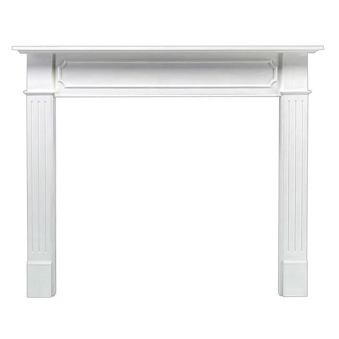 48 in. The Berkley Fireplace Mantel Medium Density Fiberboard, White ...