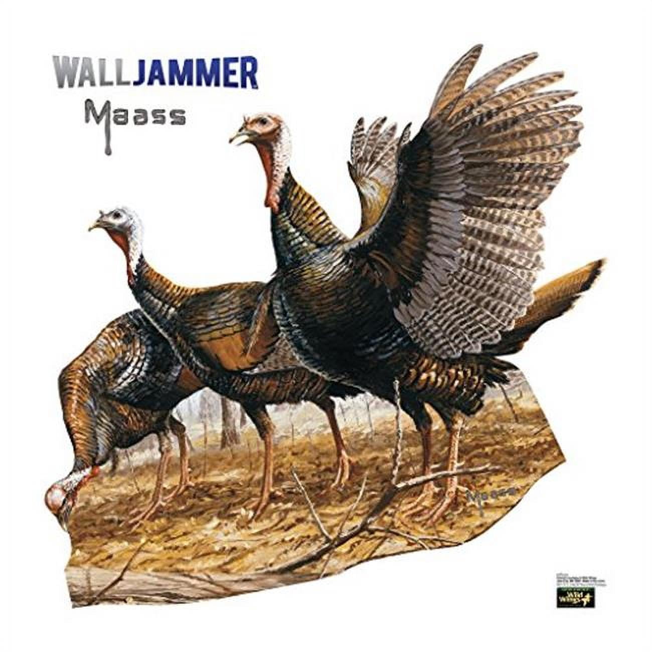 48 in. Three Wild Turkeys Wall Decal - Walmart.com