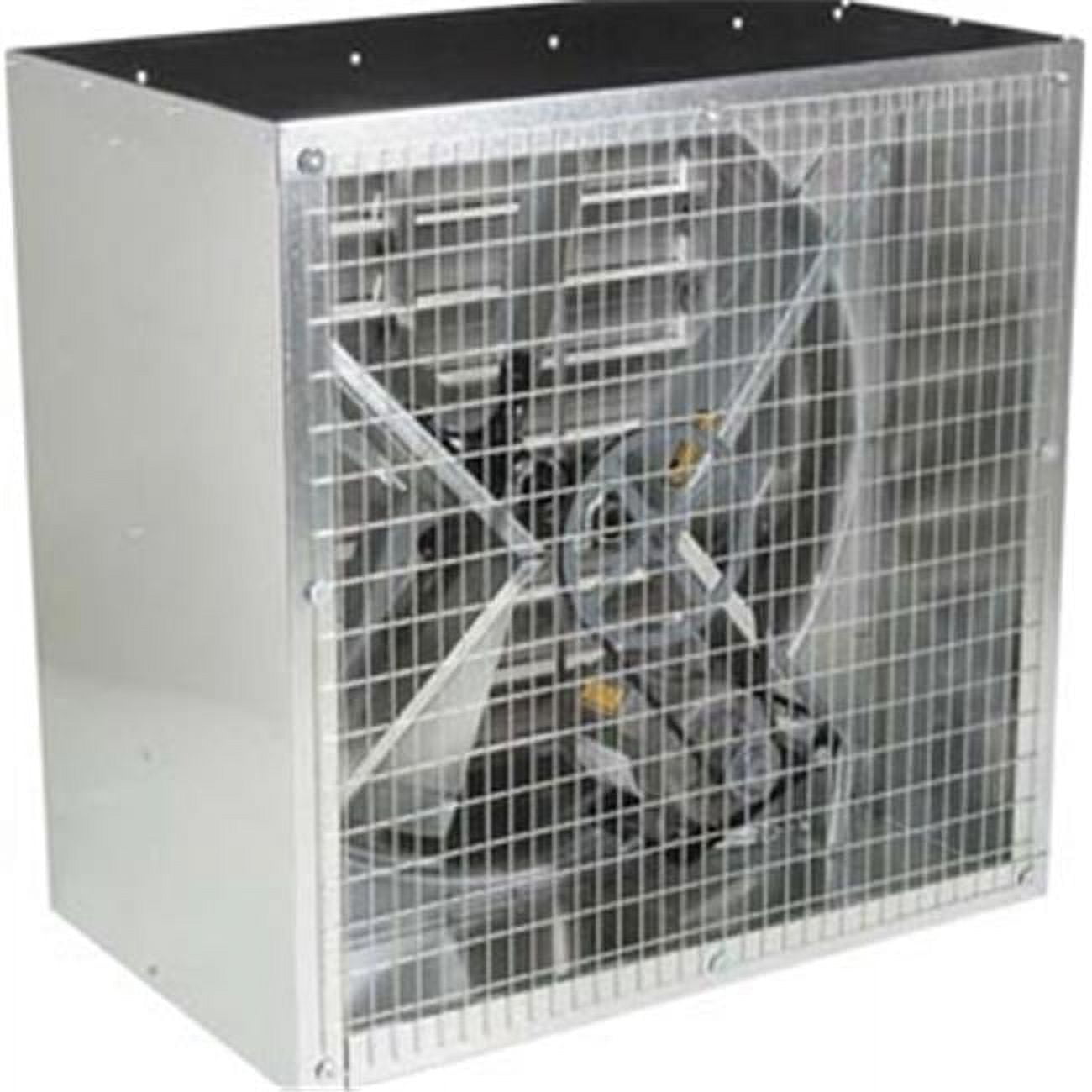 48 in. Valutek Box Fan with Shutters Belt Drive - Walmart.com