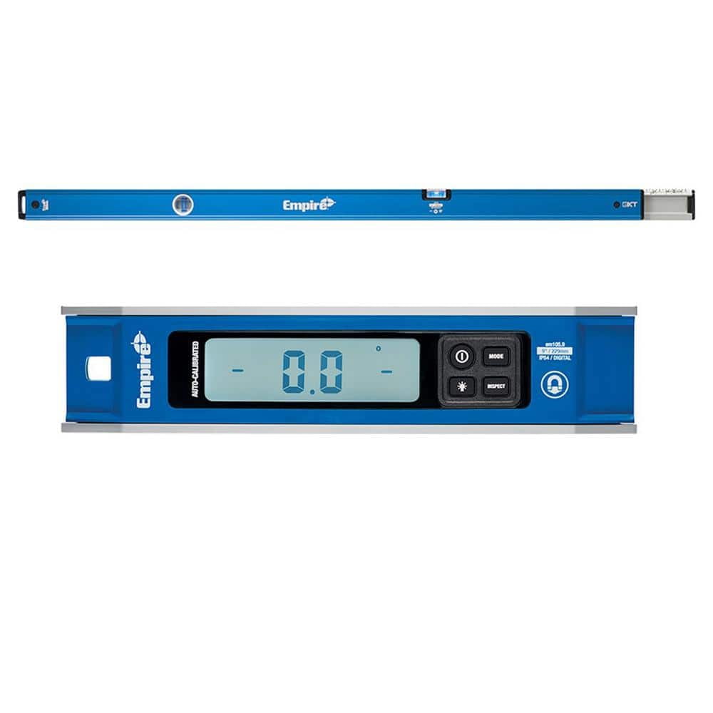 48 in. to 78 in. True Blue Extendable Box Level with 9 in. Magnetic ...