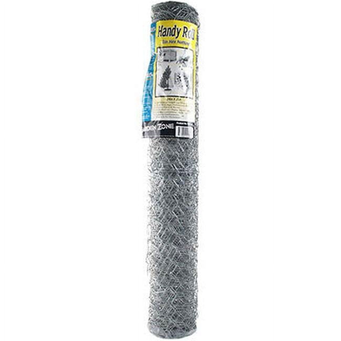 48 in. x 25 ft. Galvanized Fence Hex Netting - Walmart.com