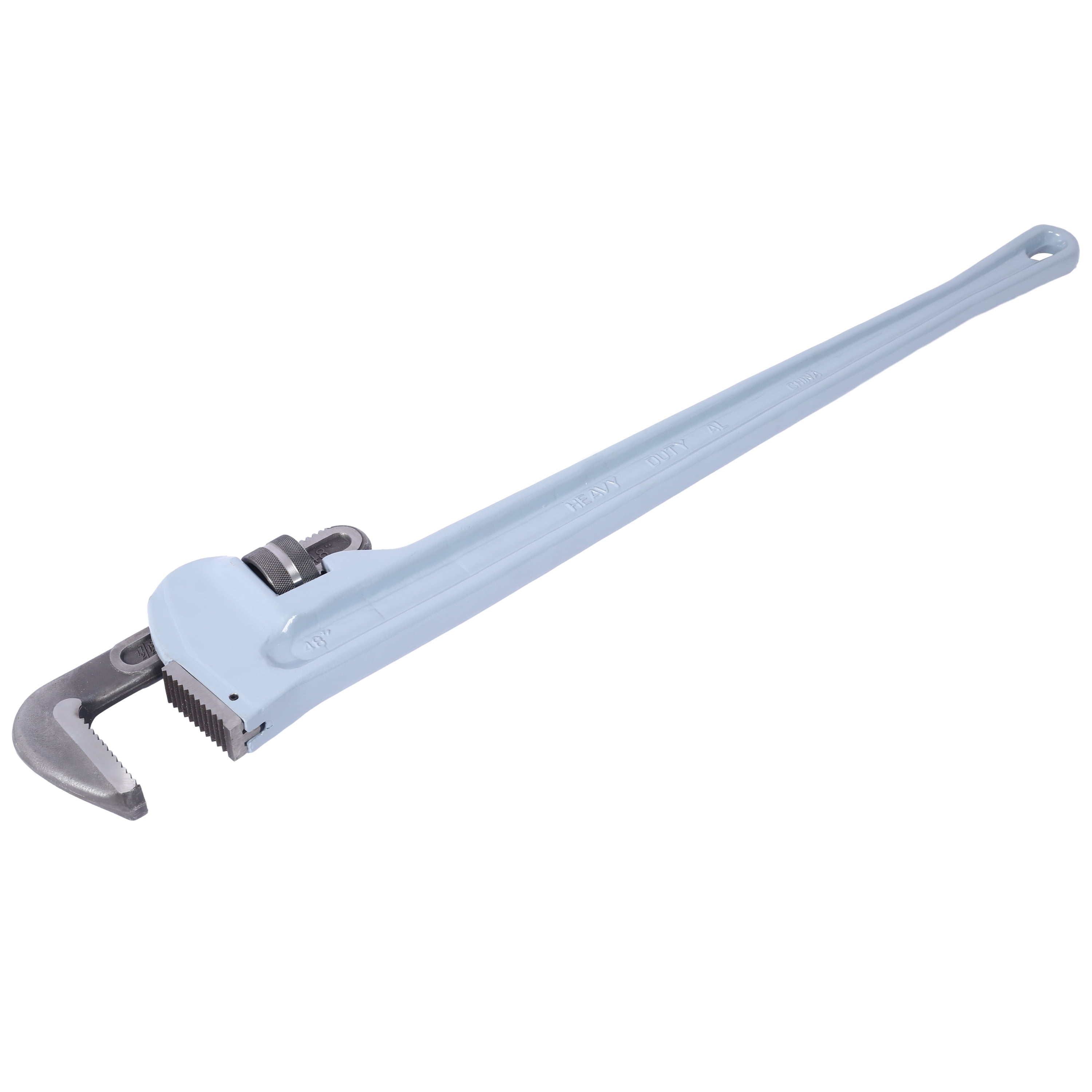 48-inch Aluminum Straight Pipe Wrench Heavy-Duty Plumbers Tool,Easy ...