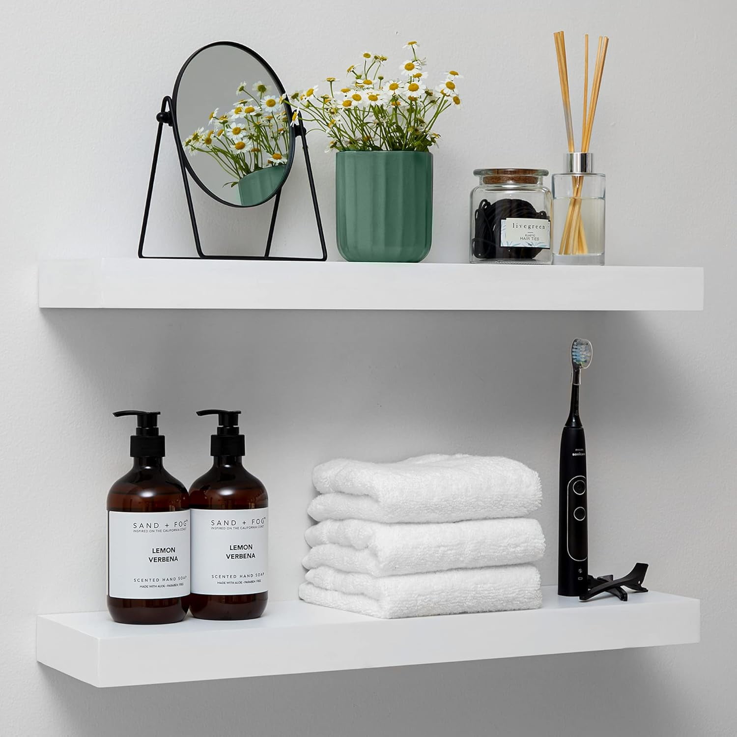 48 inch Oak Floating Shelf High End Solid Real Wood 48inch Floating ...