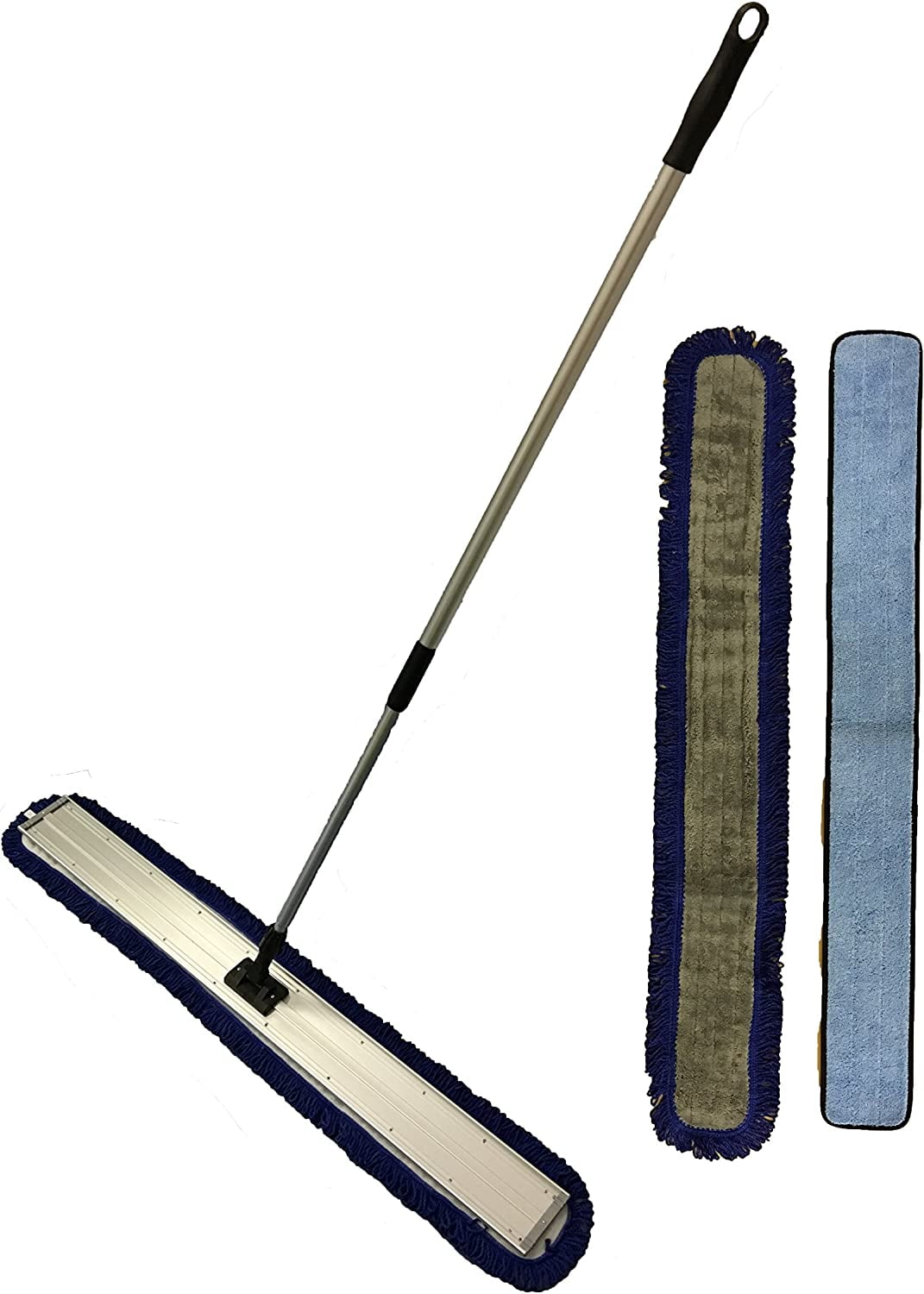 48 inch Professional Commercial Microfiber Floor Mop with 2 Premium ...