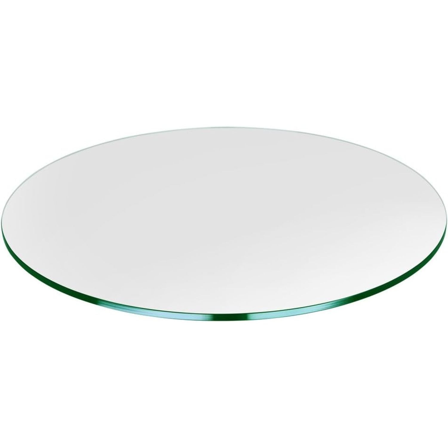 48 inch Round Glass Table Top - Tempered - 3/8" Thick Glass Surface ...