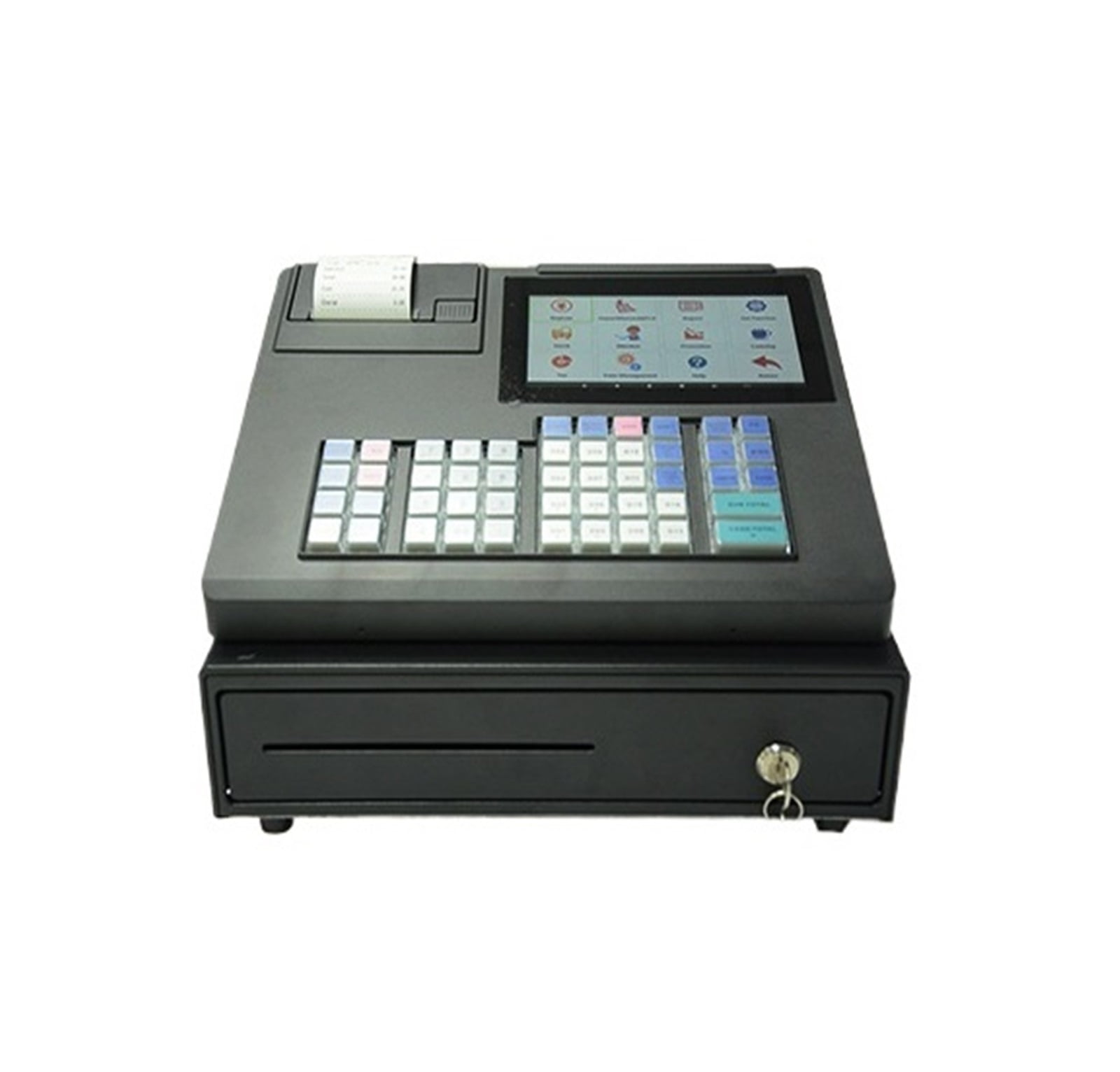 48-key 7-inch Display Cash Register All-in-one Machine, POS Inventory ...