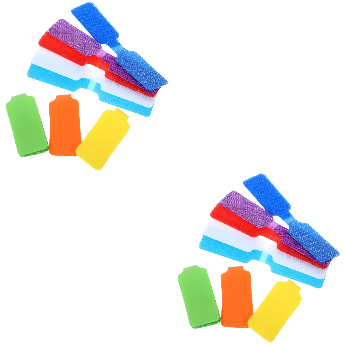 48 pcs Fastening Cable Label Tags Straps Label Mark Tags Electric Cable ...