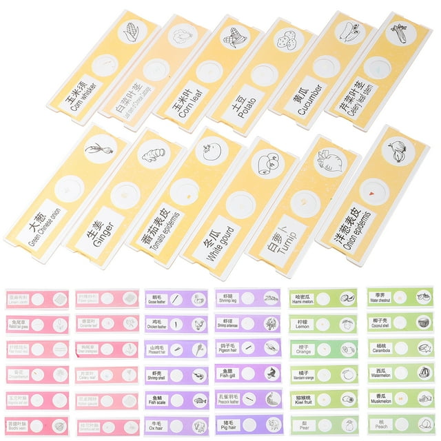 48 pcs Kids Microscope Slides Prepared Microscope Slides Microbiology ...