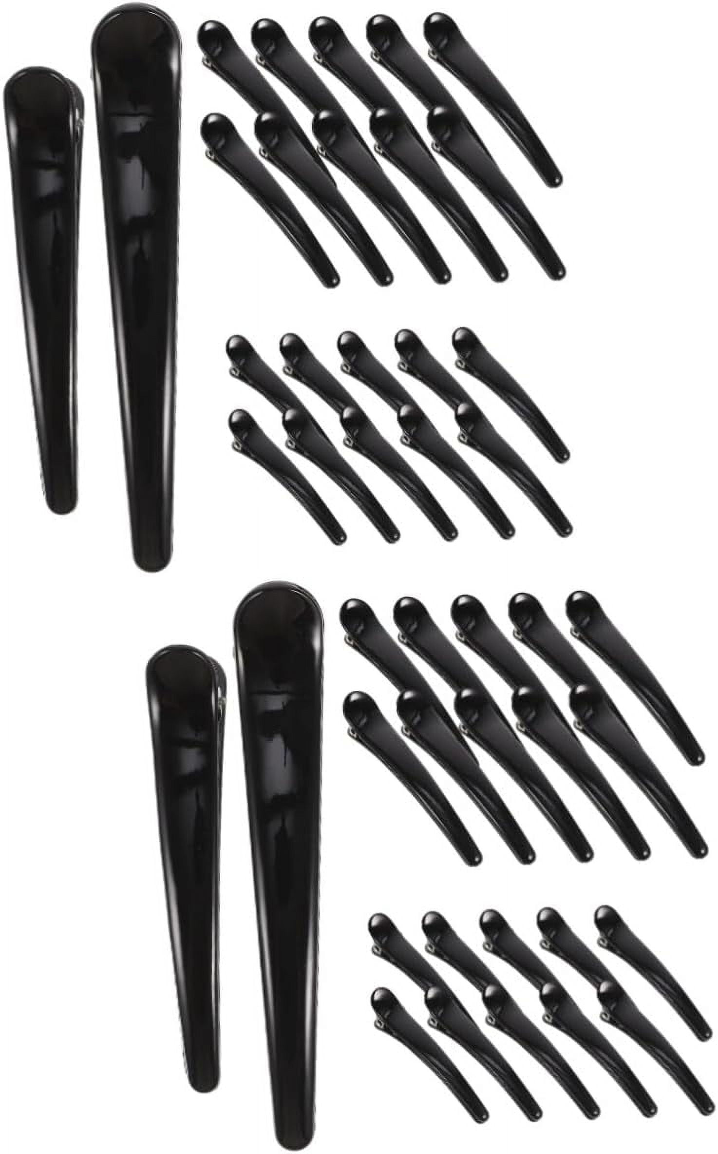 48 pcs duckbill clip hair rollers for women silk hair curler hair claw ...