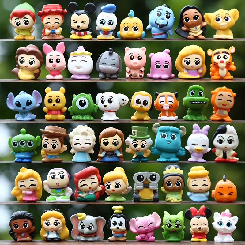 48-piece complete set of collectible figurines, 1inch desktop ornaments ...