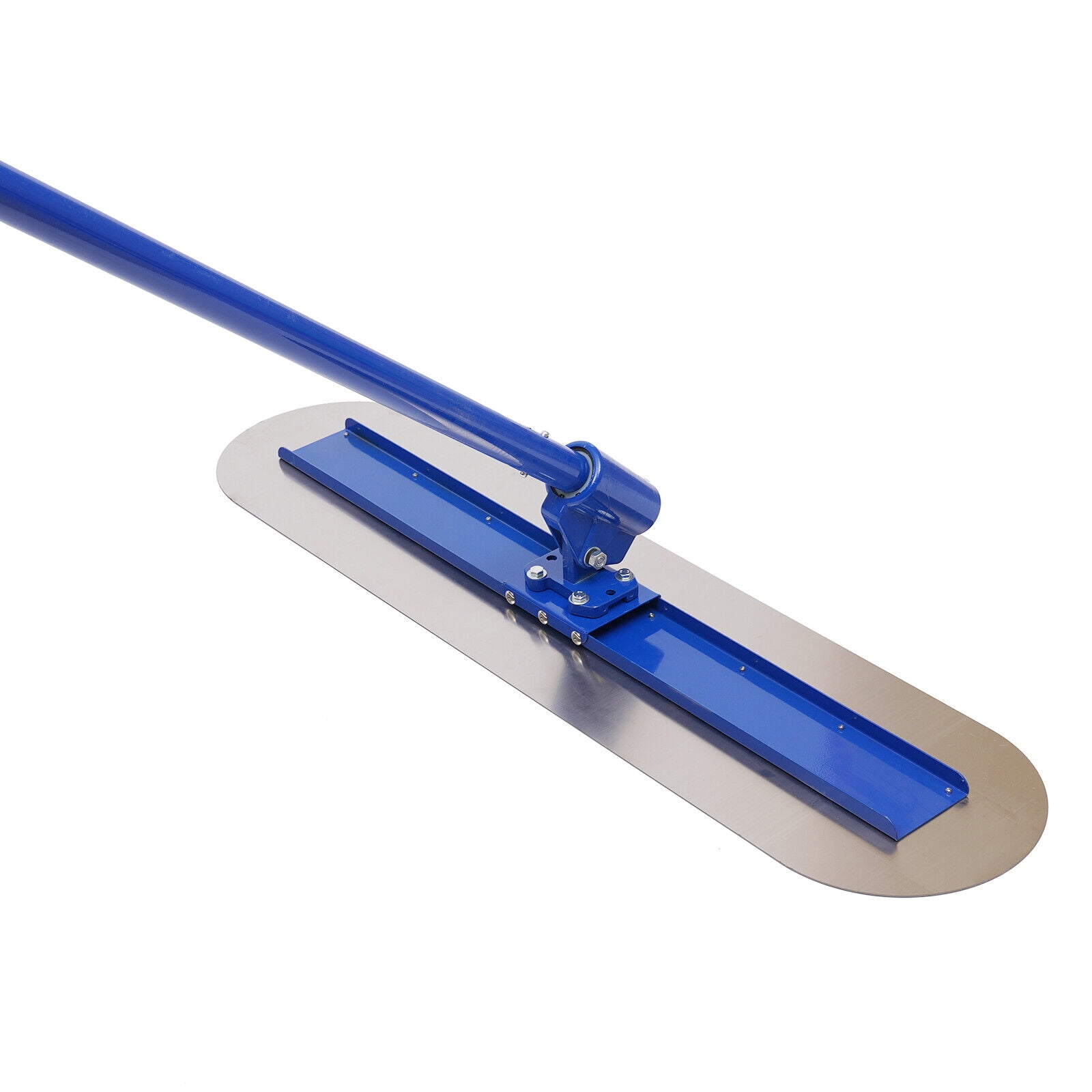 48 x 11.8in Concrete Trowel Cement Finishing Tool Round End Stainless ...