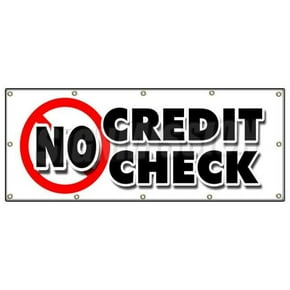 No Credit Signs