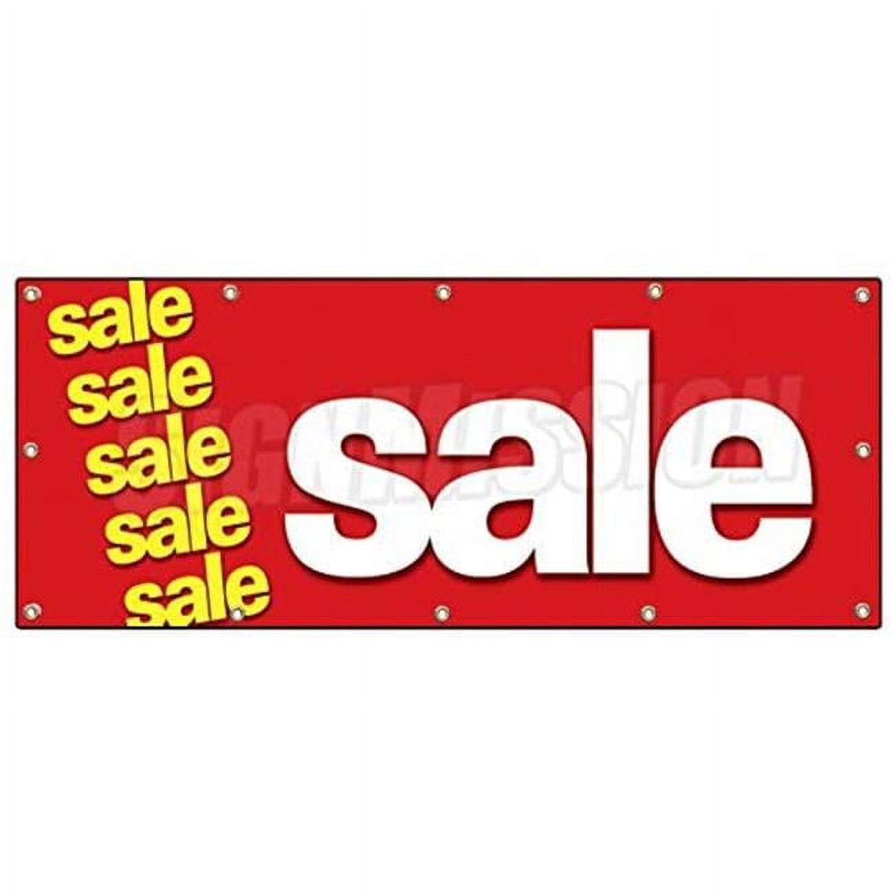 48 x 120 in. Fall Sale Banner Sign - Store Clearance 50 & 25 Percentage ...