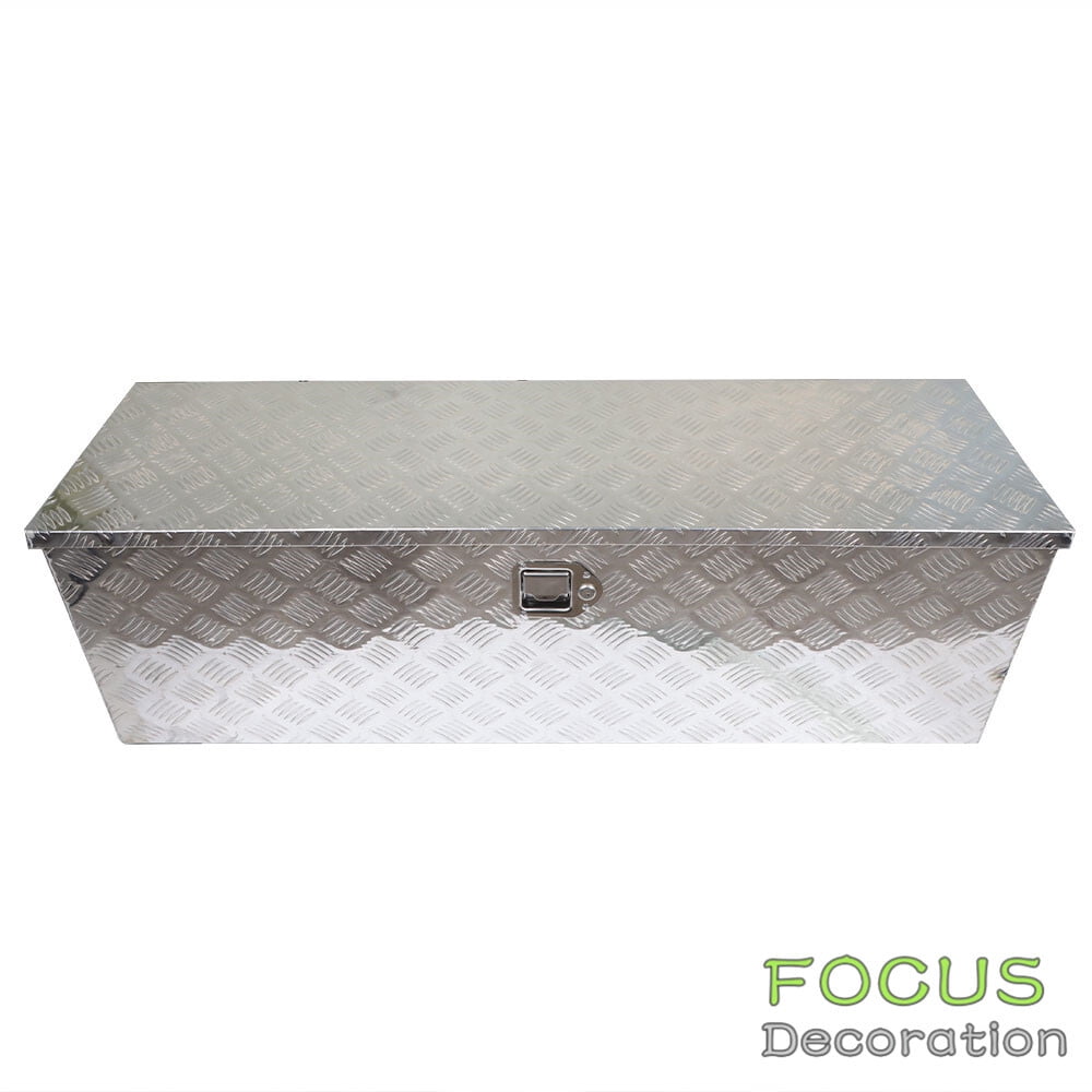 48"x 15"x 15" Cuboid Aluminum Underbody Tool Box Storage for Truck ...