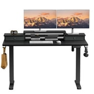 Kantek Desktop Adjustable Standing Workstation with Securing Clamp ...