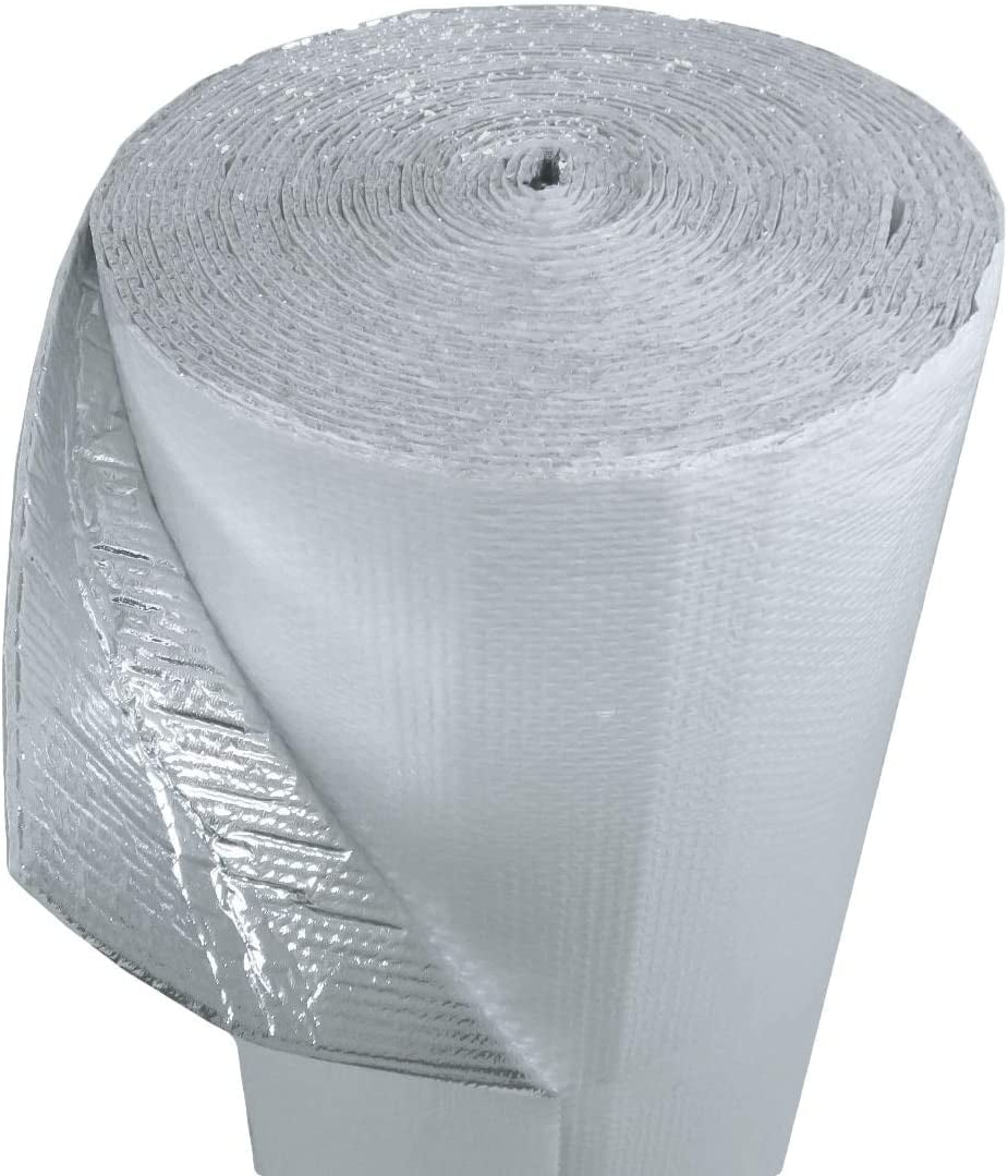 48" x 25' White Double Bubble Reflective Foil Insulation Thermal ...