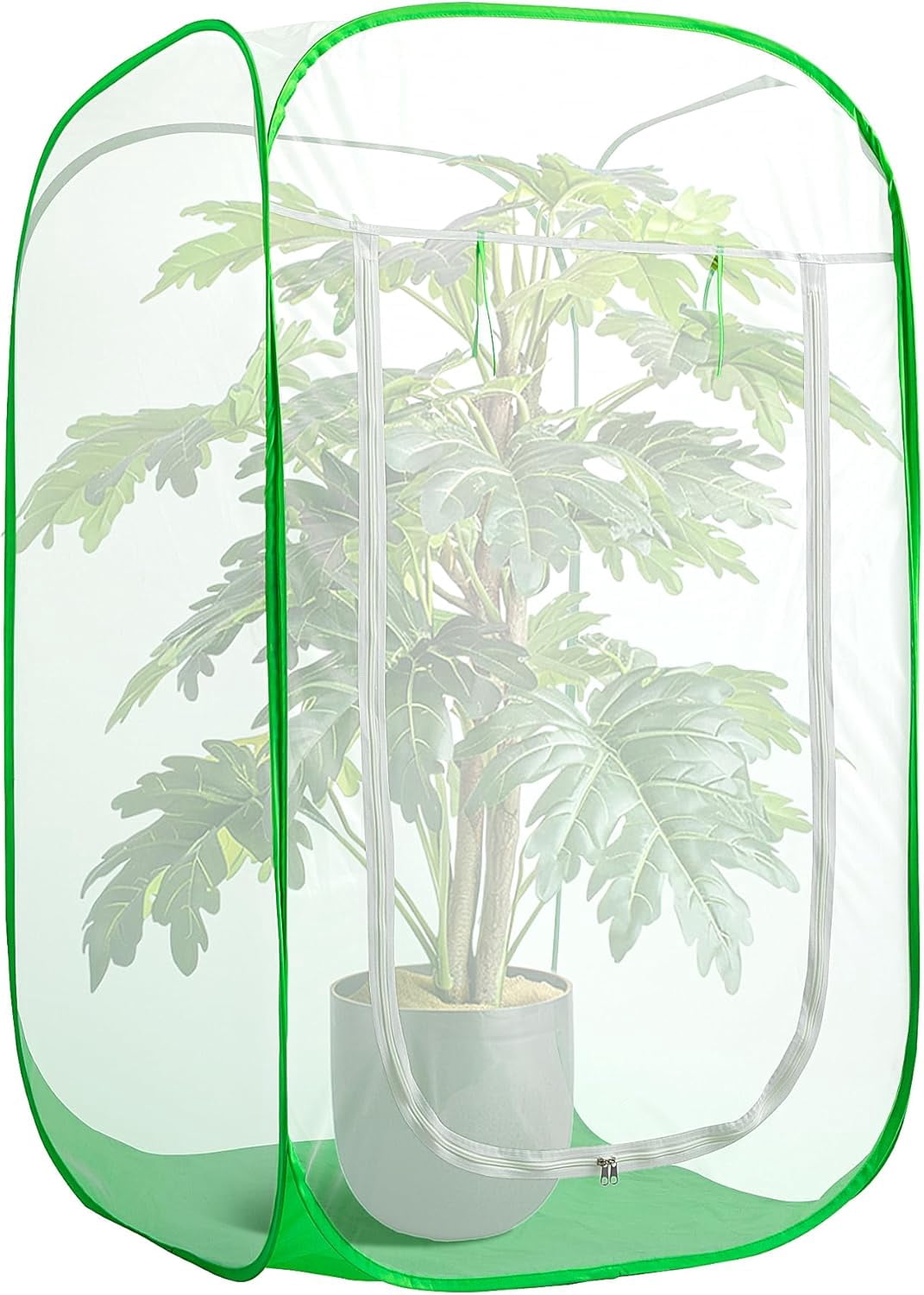 48" x 28" x 28" Pop Up Garden Mesh Plant Cover, Plant Protectors Mesh ...