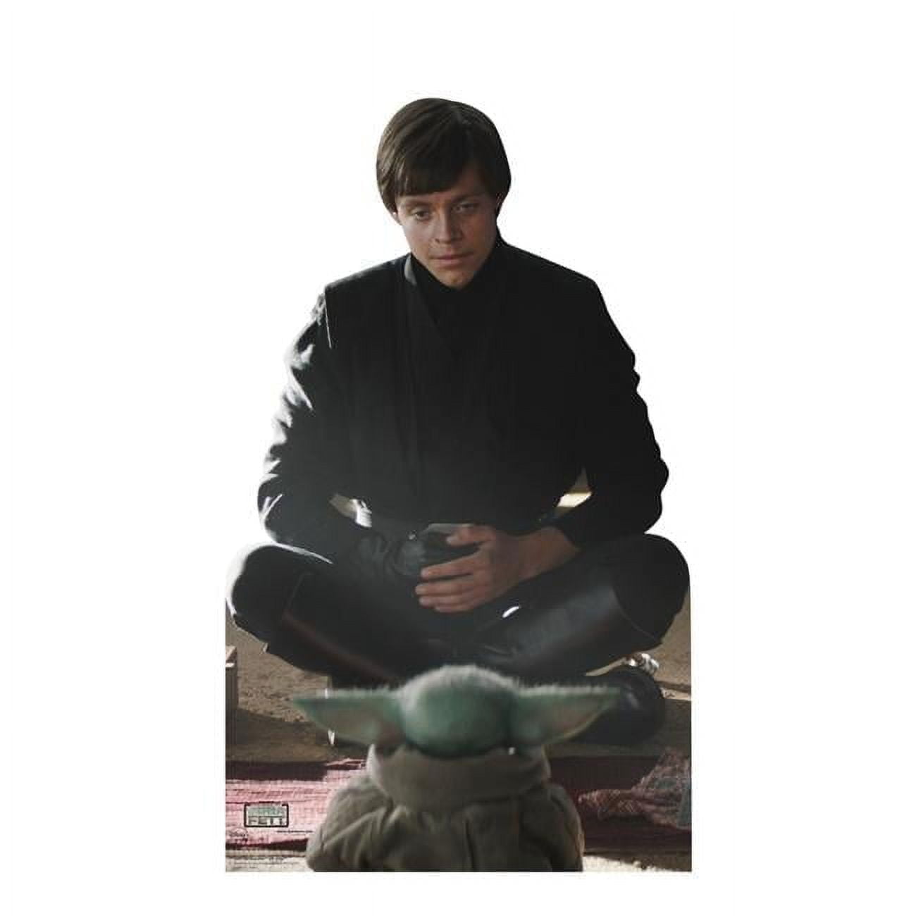 48 x 29 in. Life-size Cardboard Cutout of Luke Skywalker & Grogu - The ...