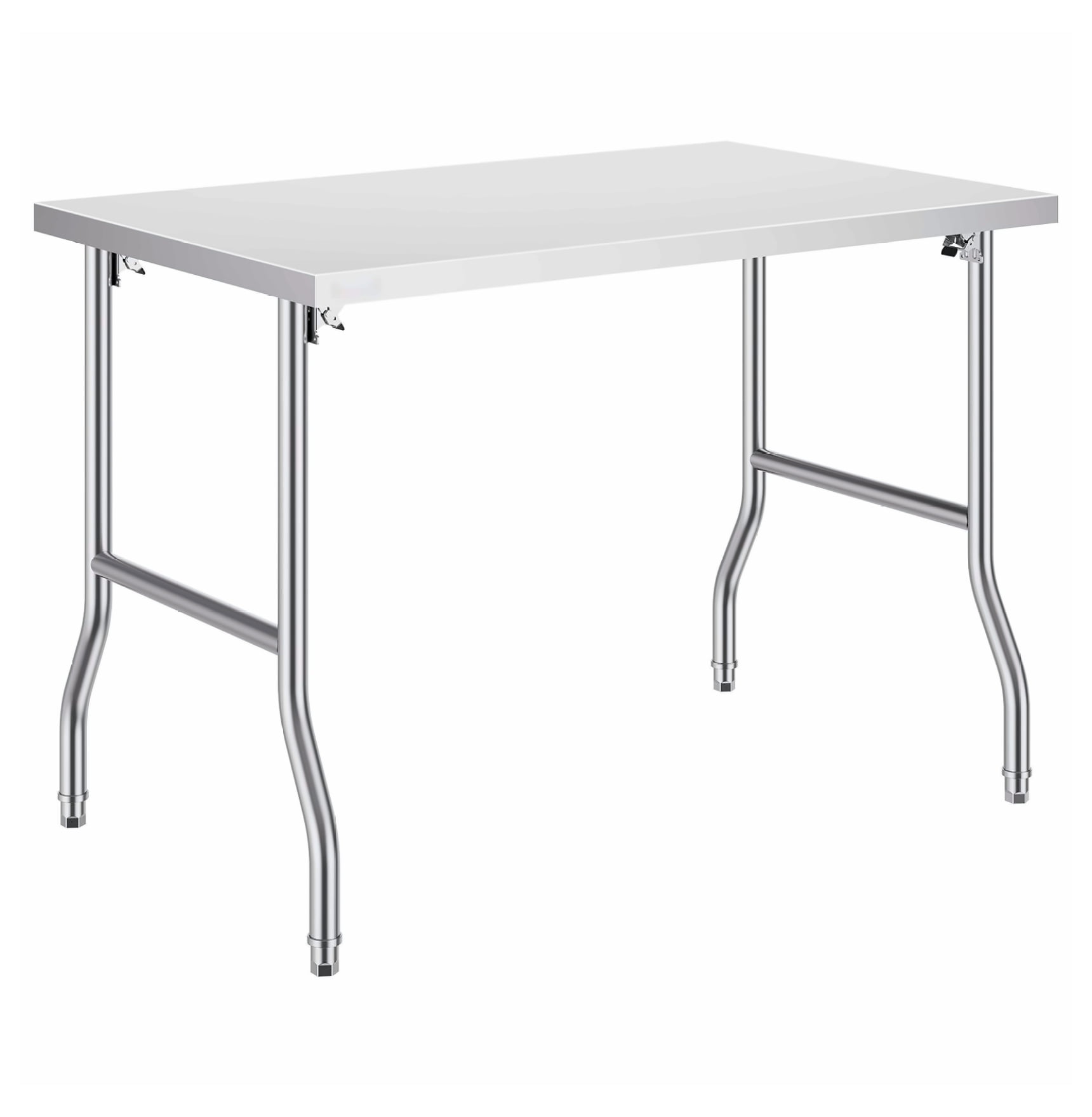 48 x 30 Inch Folding Commercial Prep Table Commercial Worktable ...