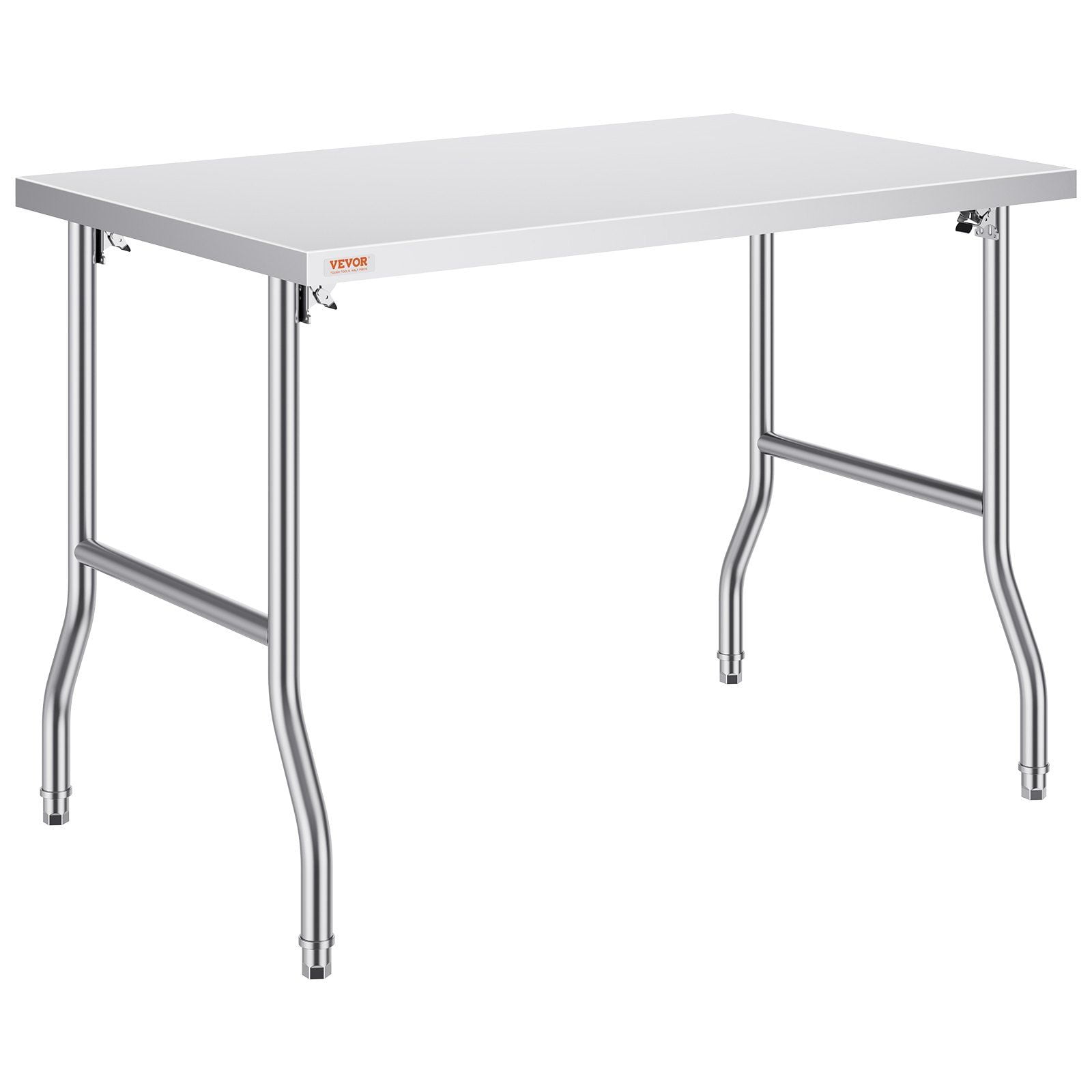 48 x 30 Inch Folding Commercial Prep Table Commercial Worktable ...