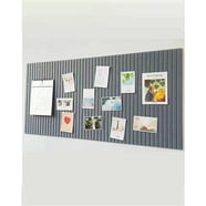 Hogan Framed Scalloped Decorative Wall Pinboard, White, 18 x 30, Rustic ...