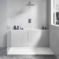 48 x 32 Resin Shower Base with Lip - White Slate - Walmart.com