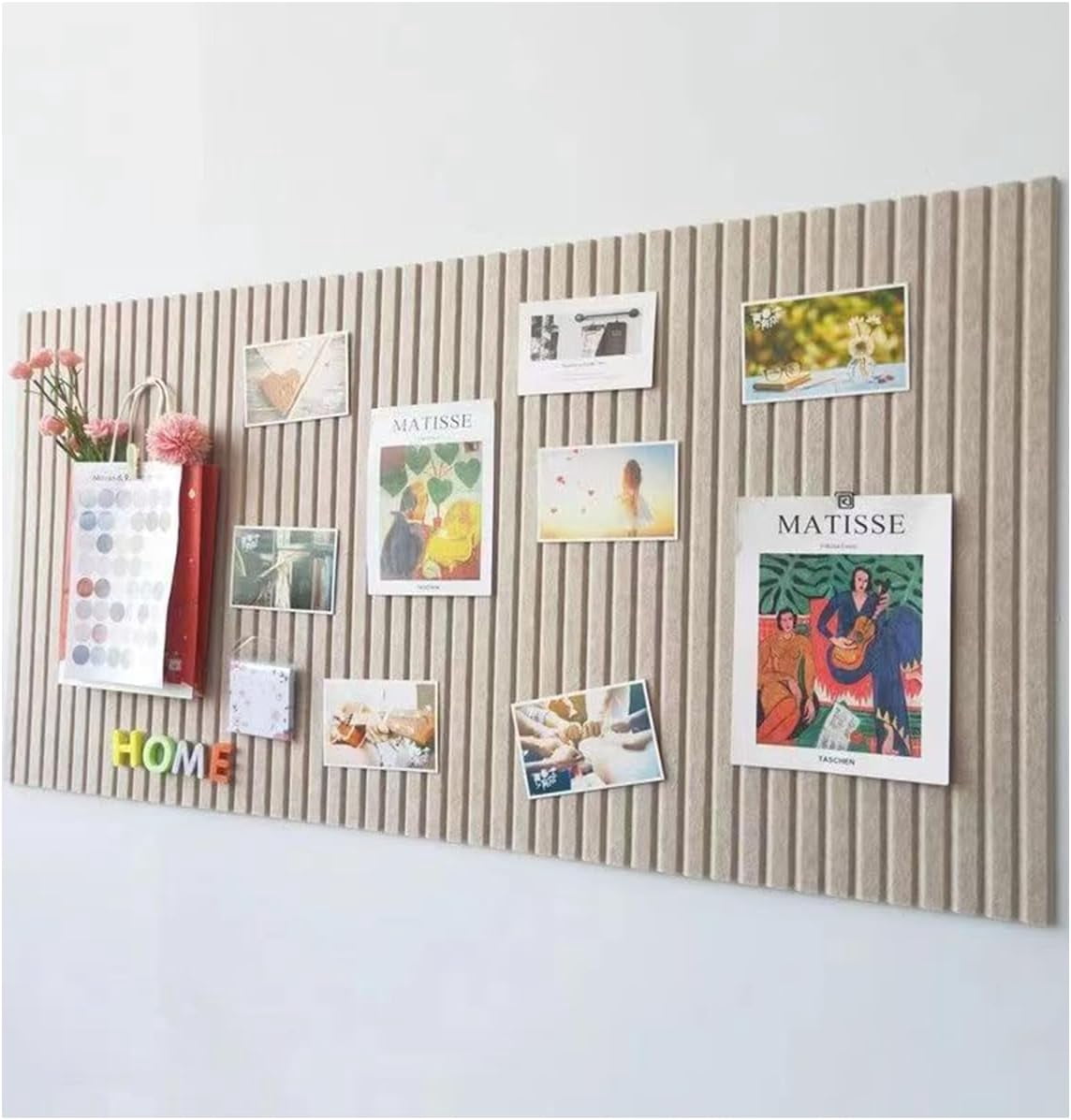 48 x 32 inches Large Bulletin Board, Decorative Felt Pin Board, 0.35 ...