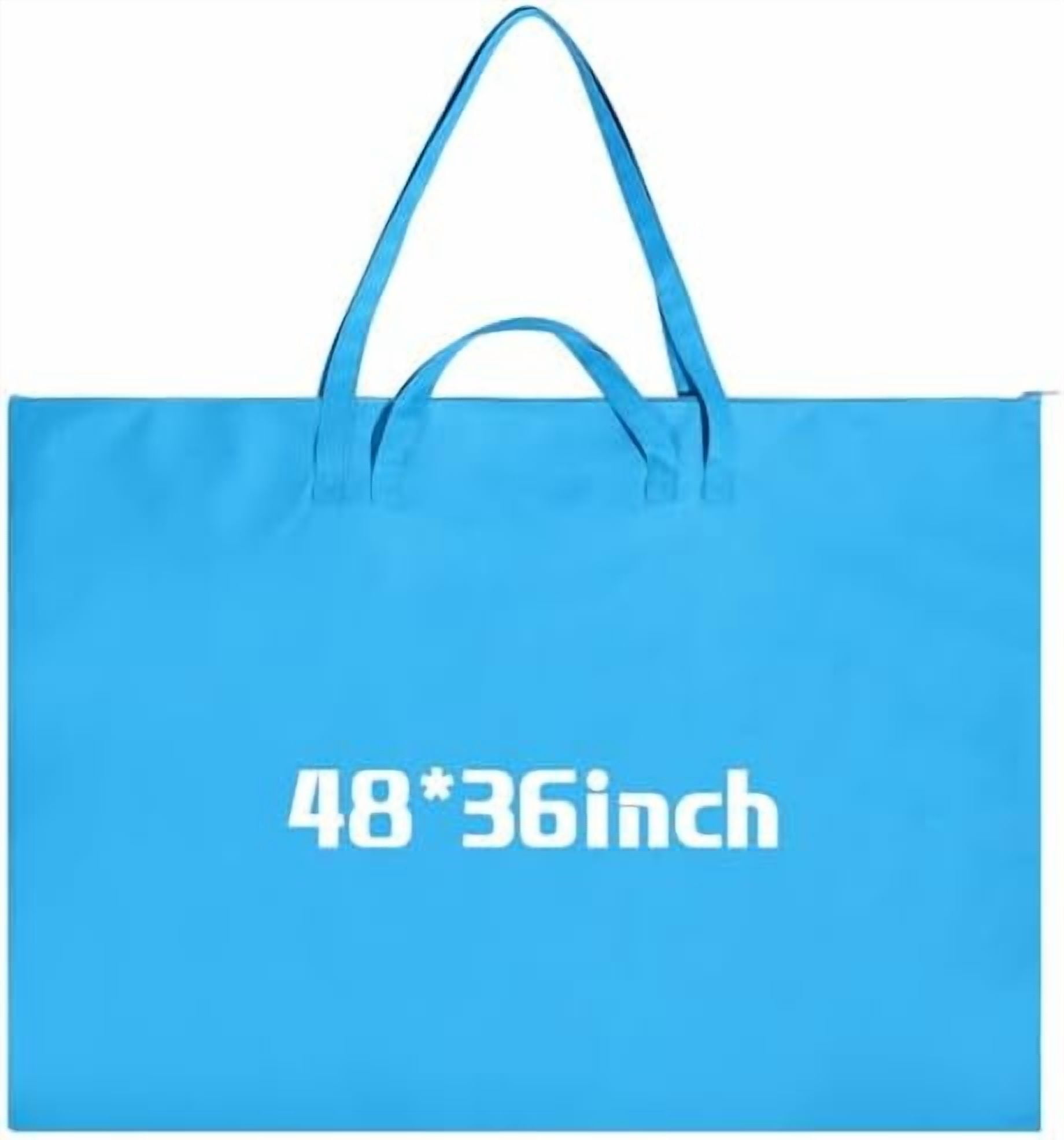 48 x 36 Inch Art Portfolio Bag Large Size Art Supply Bag with Nylon ...