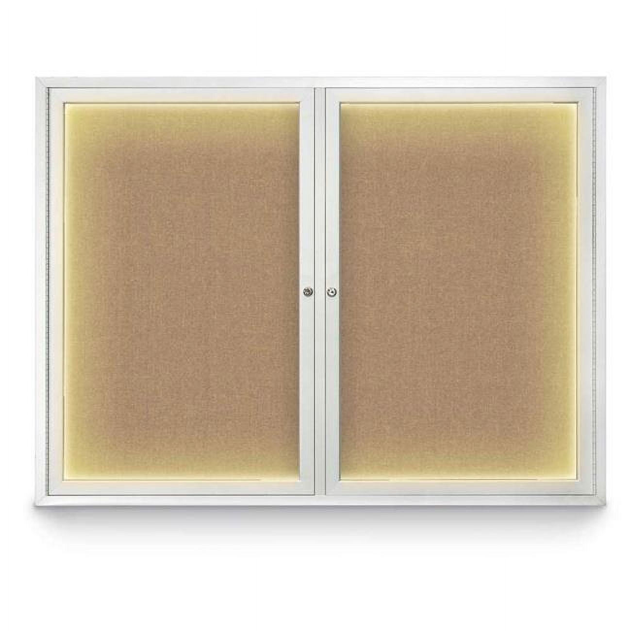 48 x 36 in. Double Door Traditional Indoor with Illumination Enclosed ...