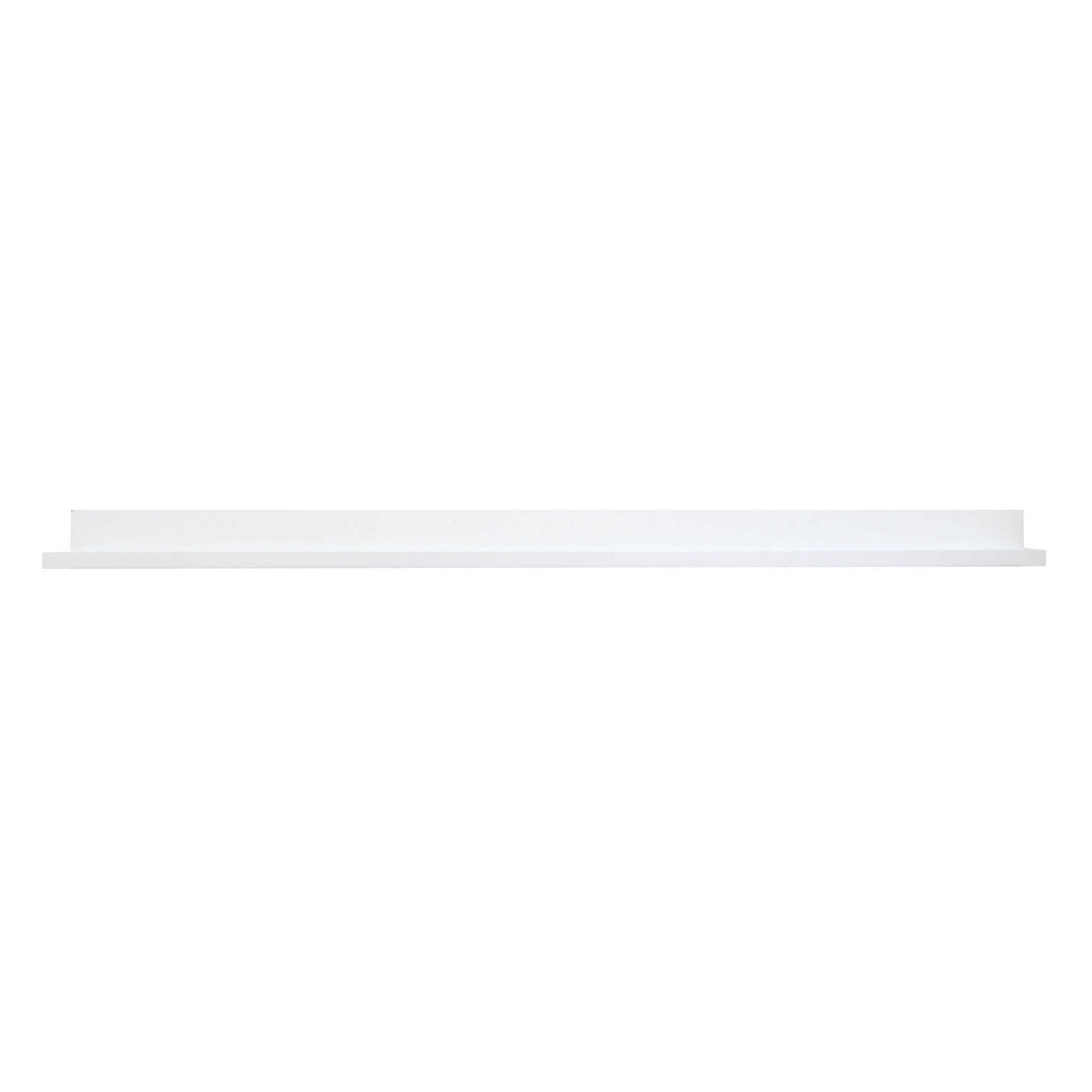 48" x 4.5" Picture Ledge Wall Shelf White: Modern Floating Photo ...