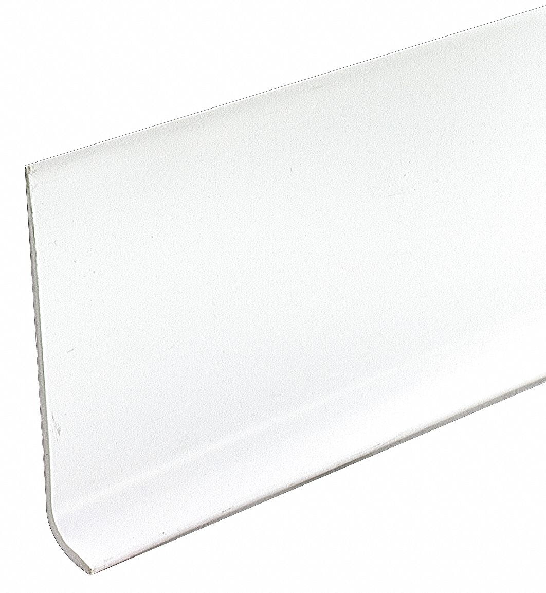 48" x 4" PVC Vinyl Wall Base Molding, White - Walmart.com