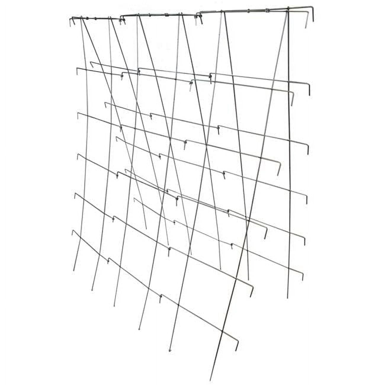 48 x 42 in. Green Metal Plant Support - Tall Outdoor Garden Stand ...