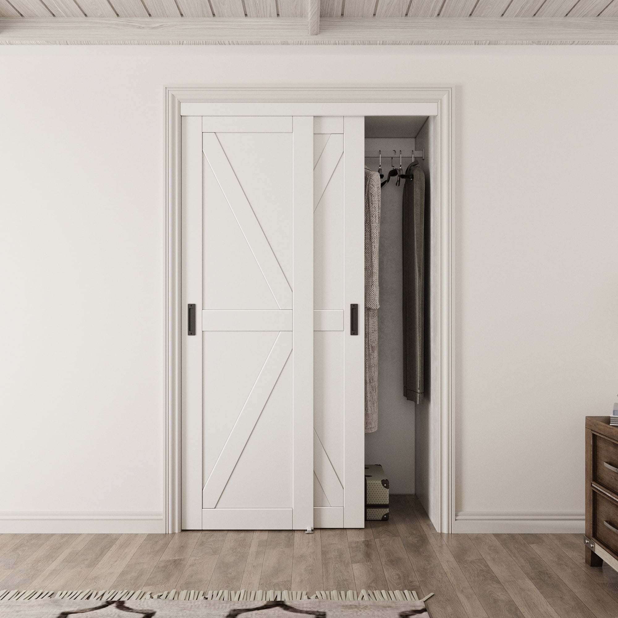 48" x 80" No assembled Request 80-Inch Space-Saving K-Type Sliding ...