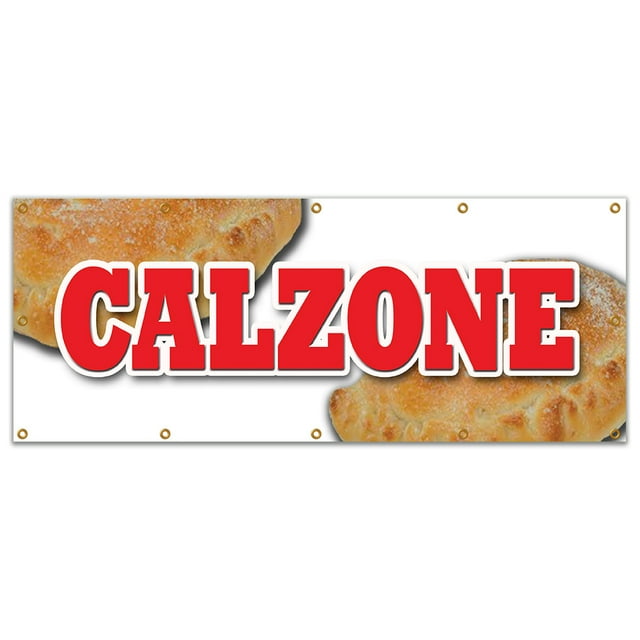 48"x120" CALZONE BANNER SIGN pizza italian restaurant food spaghetti ...