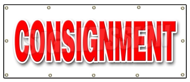 48"x120" CONSIGNMENT BANNER SIGN secondhand brands clothes furniture ...