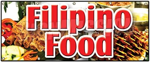 48"x120" Filipino Food Banner Sign Street Foods Manila Philippines Fish ...
