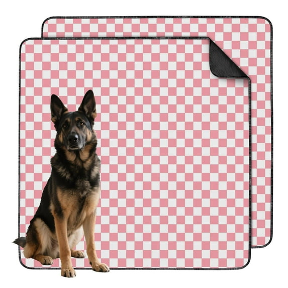 48"x48" Leopard Print Potty Pad Washable, Reusable Dog Pee Pads with ...