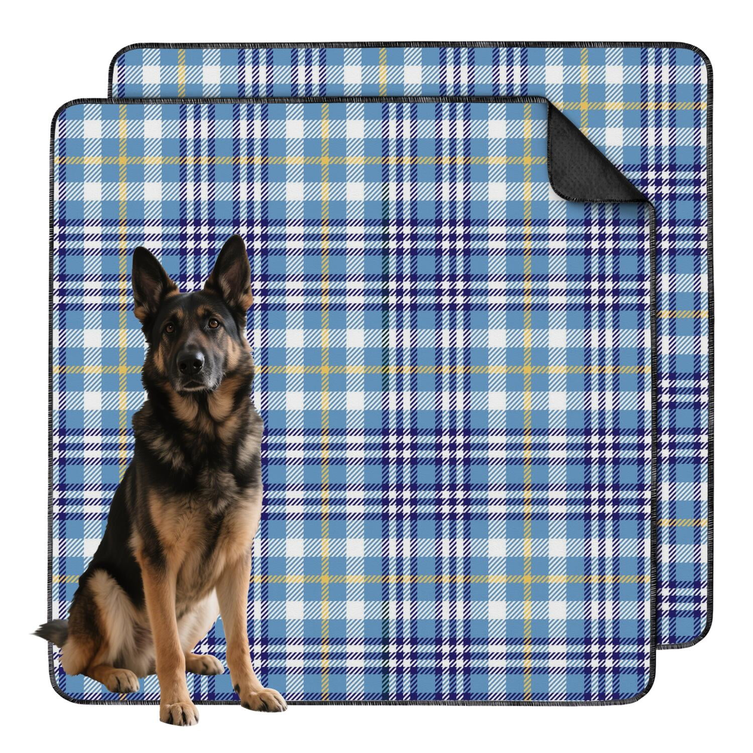 48"x48" Leopard Print Washable Pee Pads, Reusable Potty Pads for Dogs ...