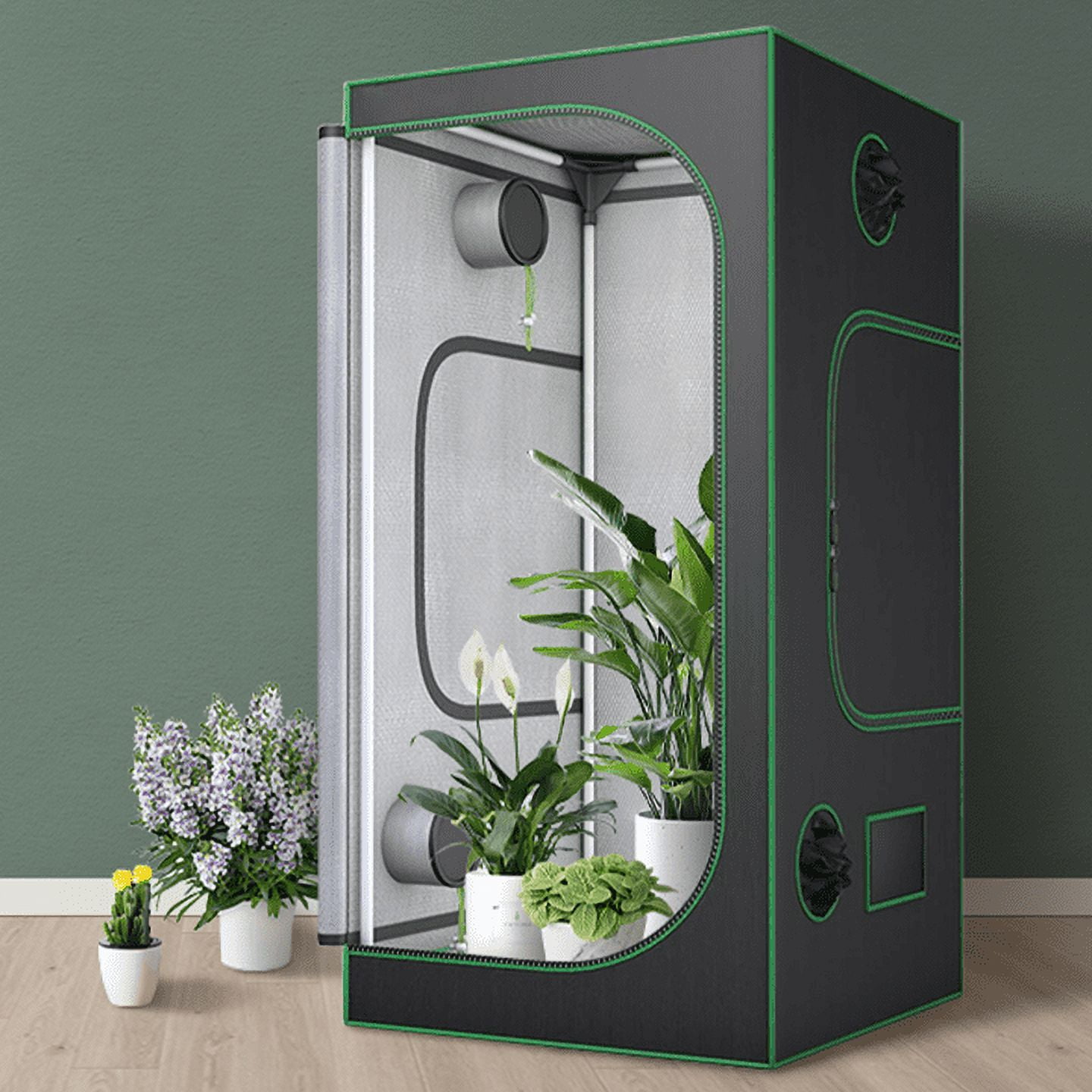 TY Arts & Culture 48" x 48" x 78" Grow Tent, Adjustable Hydroponic Growing Tents - Walmart.com