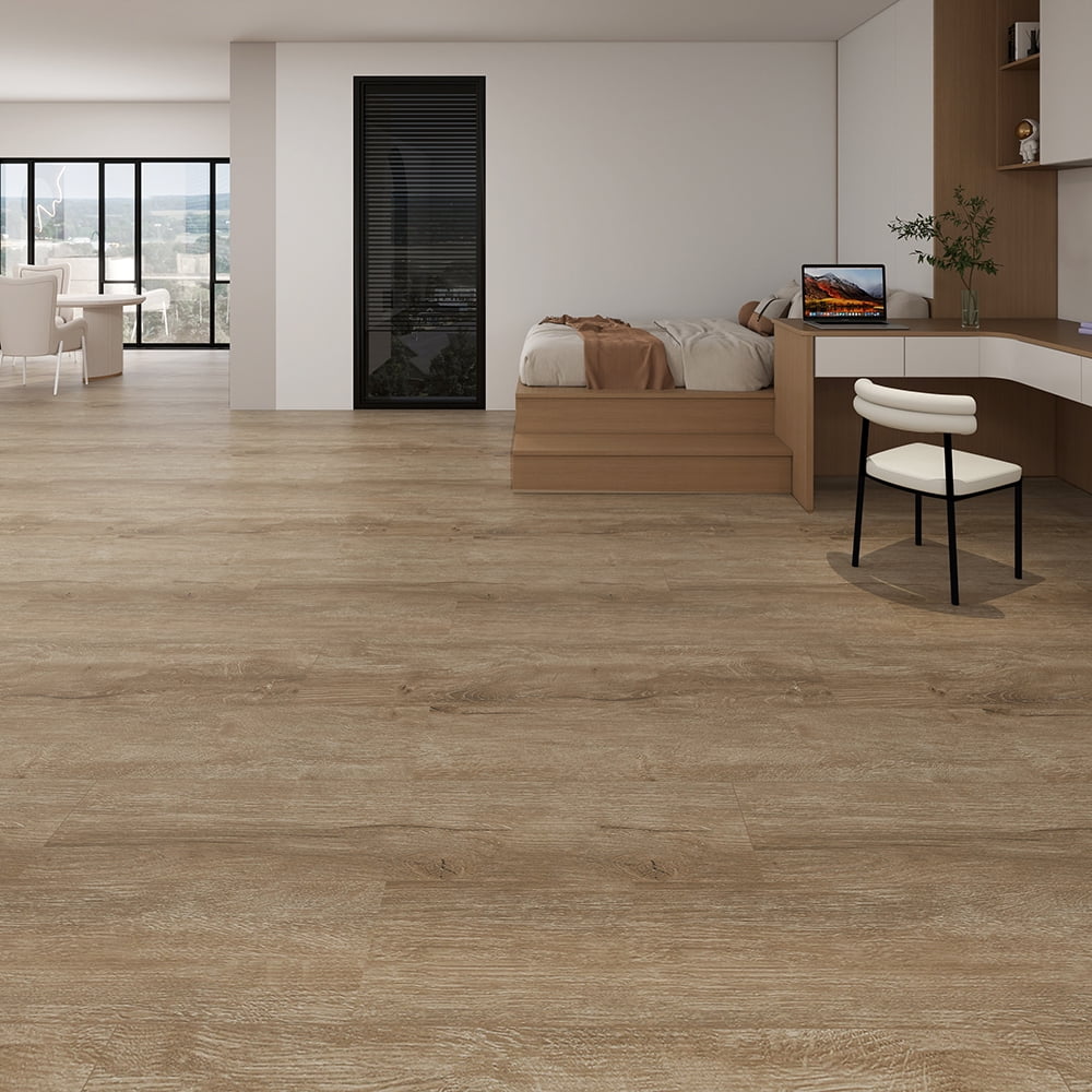48"x7.2" SPC Composite Flooring; 10 Planks/Box (23.9 sq. ft/Box); 6mm ...
