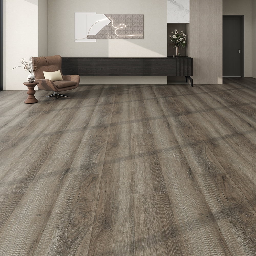 48"x7.2" SPC Composite Flooring; 10 Planks/Box (23.9 sq. ft/Box); 6mm ...