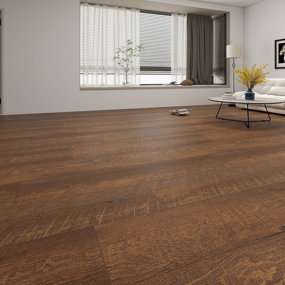 48"x7.2" SPC Composite Flooring; 10 Planks/Box (23.9 sq. ft/Box); 6mm ...