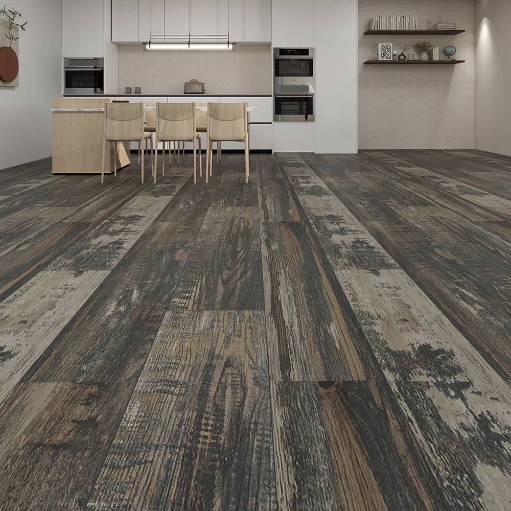 48"x7.2" SPC Composite Flooring; 10 Planks/Box (23.9 sq. ft/Box); 6mm ...